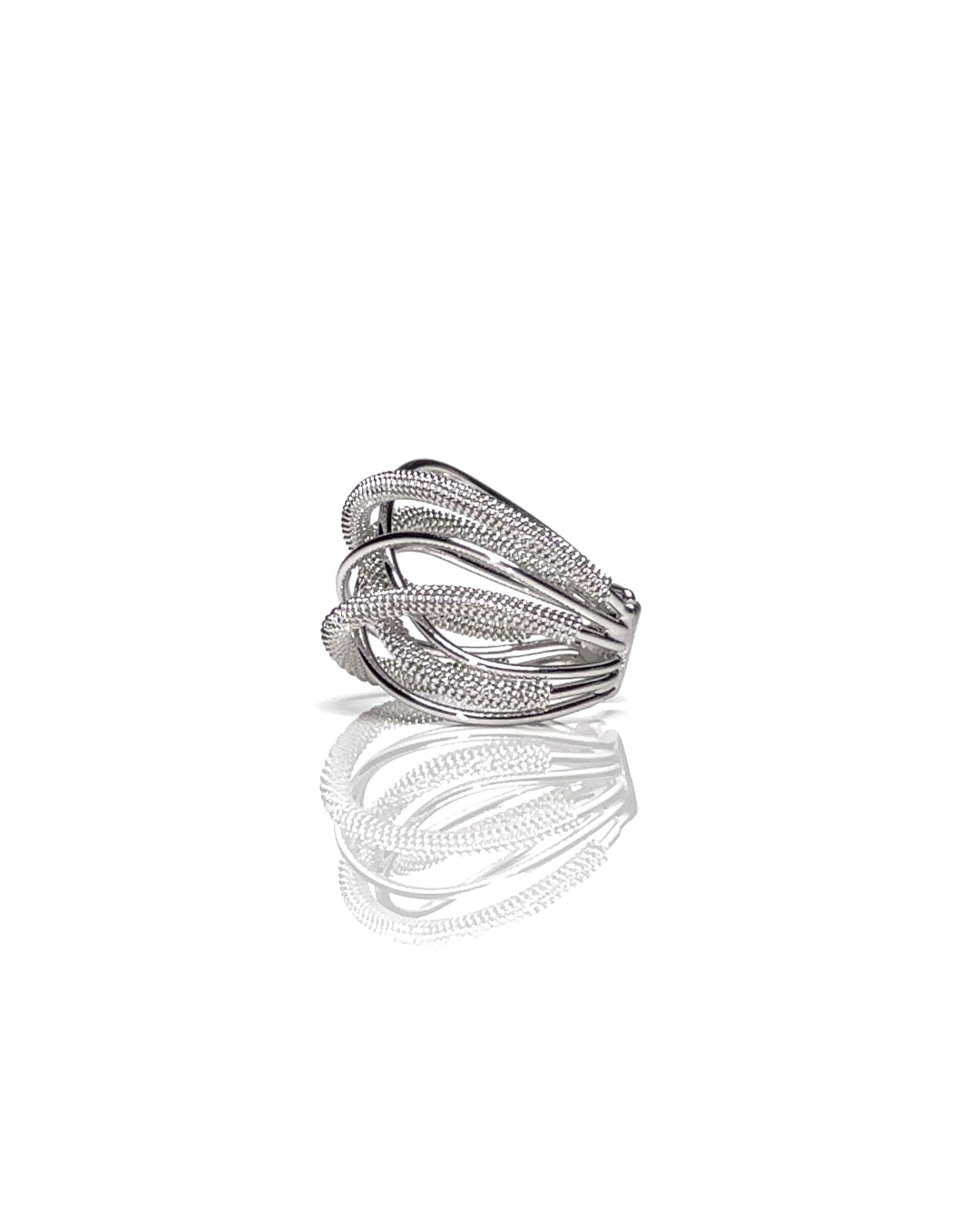Evolution Nucleo – Oro Bianco – Barbato Contemporary Jewelry